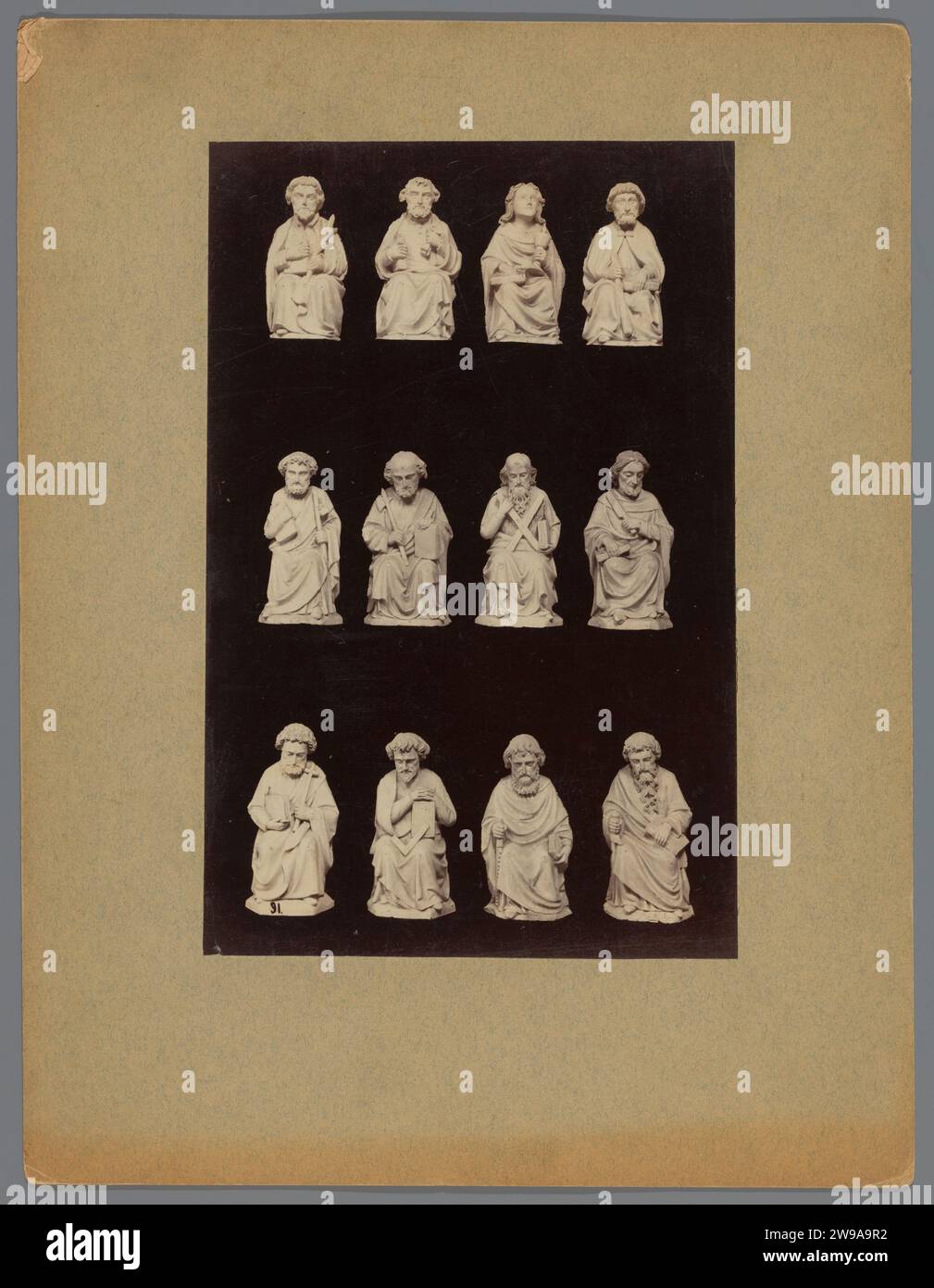 Twelve sculptures in the form of the apostles, c. 1875 - c. 1900 ...