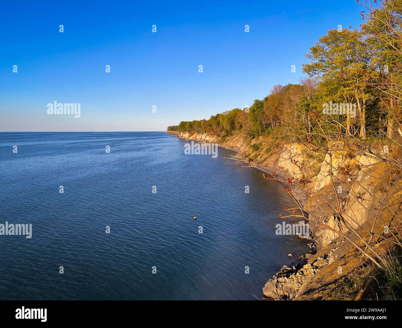 The Coastline of Lake Erie Community Park in Erie County Stock Photo ...