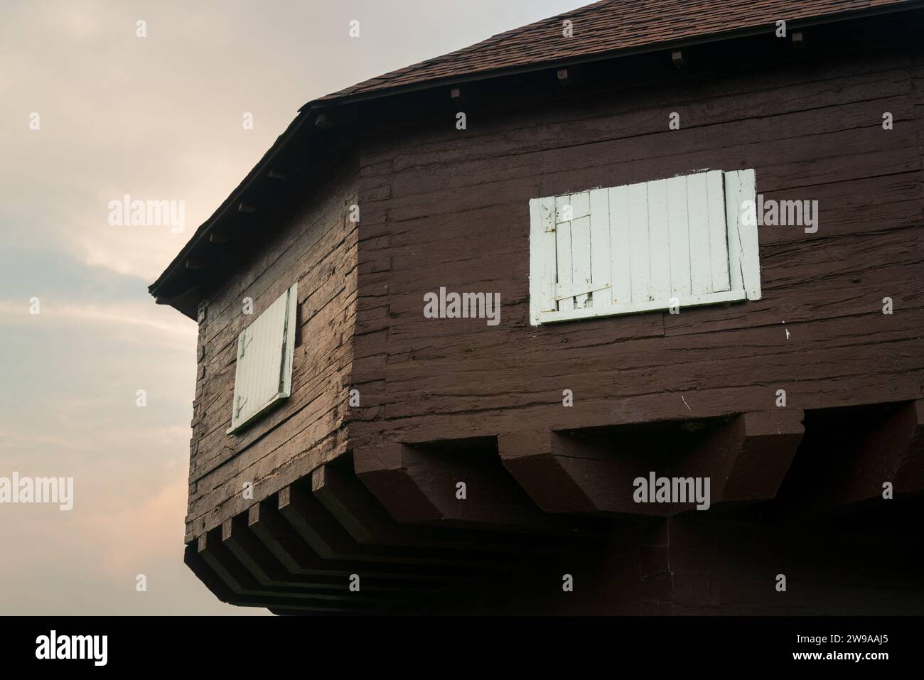 The Mad Anthony Wayne Blockhouse in Erie, PA Stock Photo - Alamy