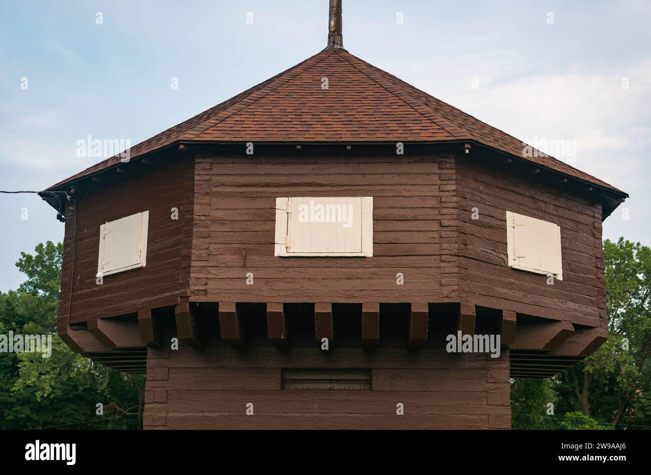 The Mad Anthony Wayne Blockhouse in Erie, PA Stock Photo - Alamy