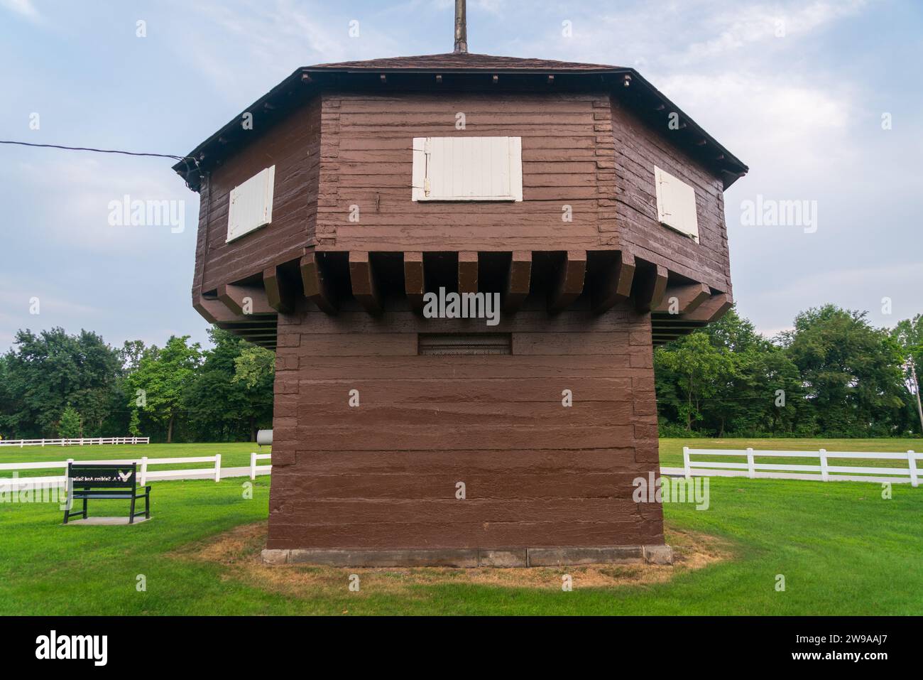 The Mad Anthony Wayne Blockhouse in Erie, PA Stock Photo - Alamy