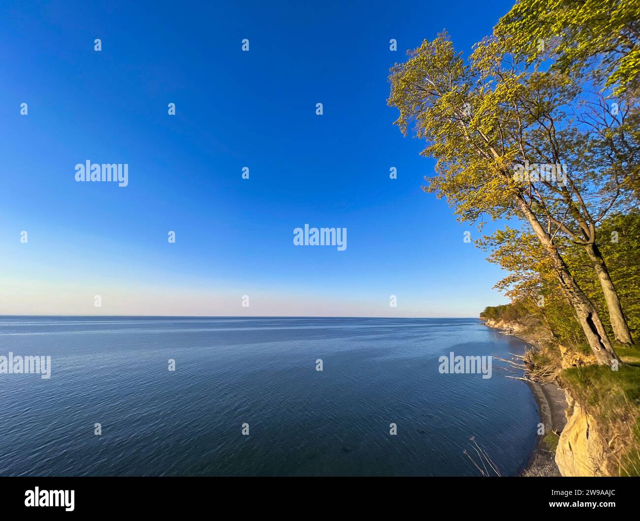 The Coastline of Lake Erie Community Park in Erie County Stock Photo ...