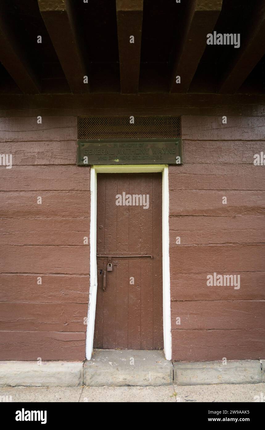 The Mad Anthony Wayne Blockhouse in Erie, PA Stock Photo - Alamy