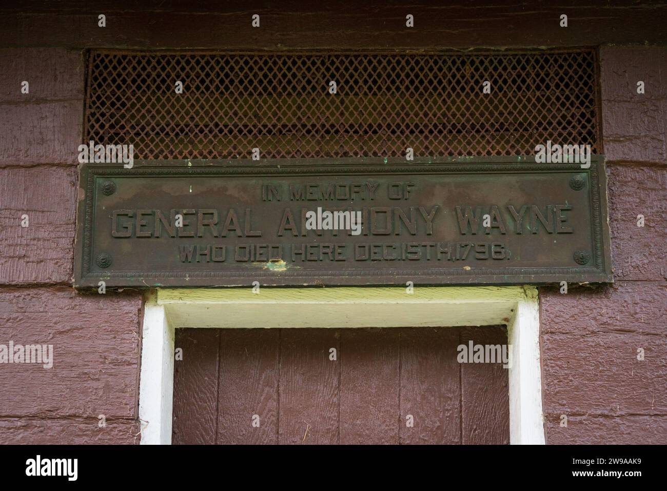 The Mad Anthony Wayne Blockhouse in Erie, PA Stock Photo - Alamy