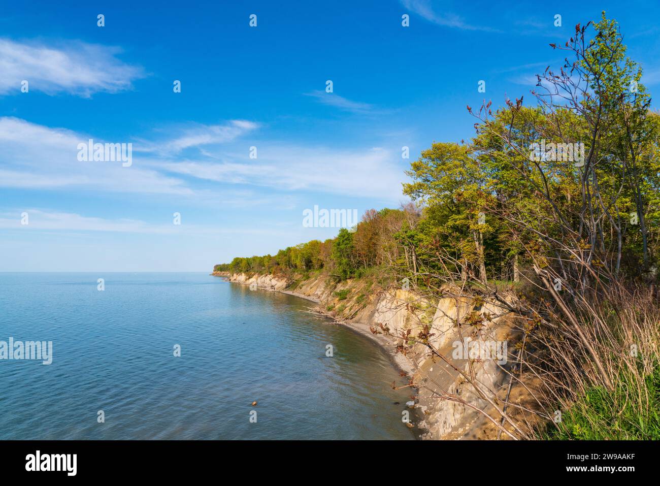 The Coastline of Lake Erie Community Park in Erie County Stock Photo ...