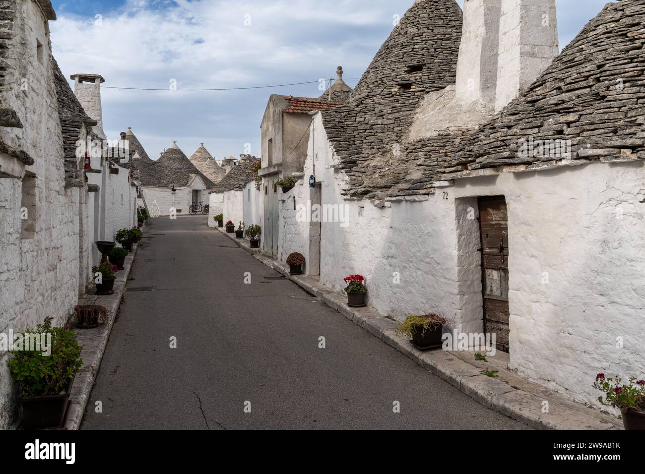 Alberobello, Italy - 2 December, 2023: typical Trulli homes in ...