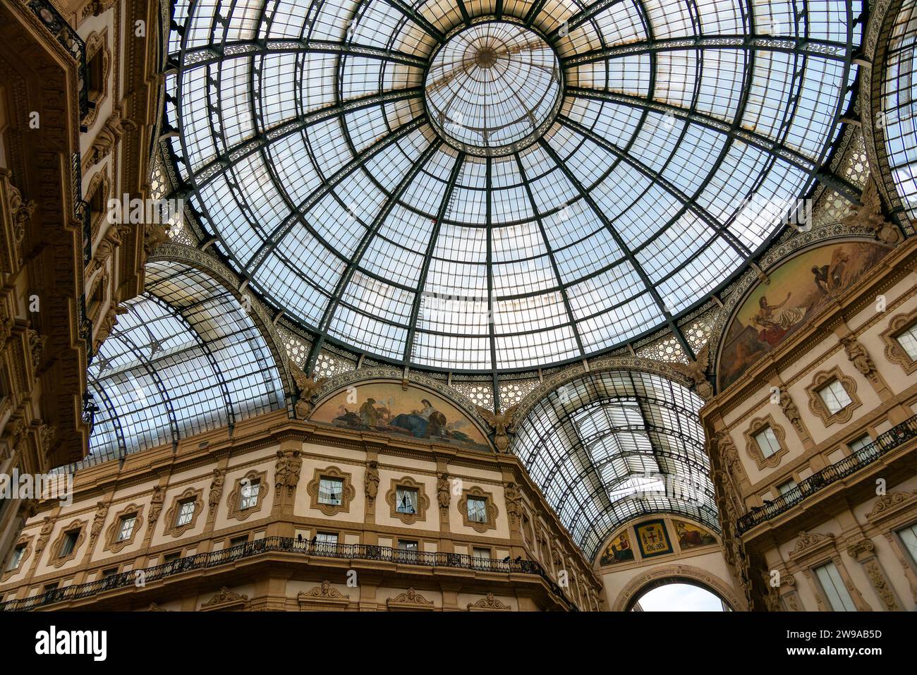 Milan, Italy, July 31, 2023. The Galleria Vittorio Emanuele II is a ...