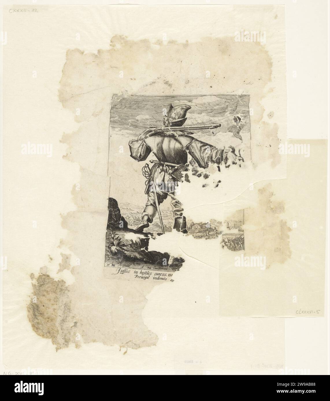 Musketier Met Helm up, Anonymous, After Hendrick Goltzius, After ...