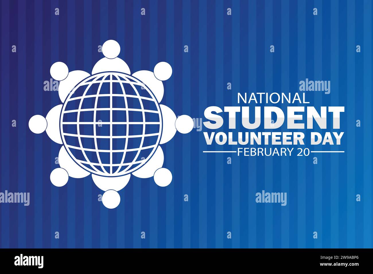 National Student Volunteer Day Vector illustration. February 20 ...