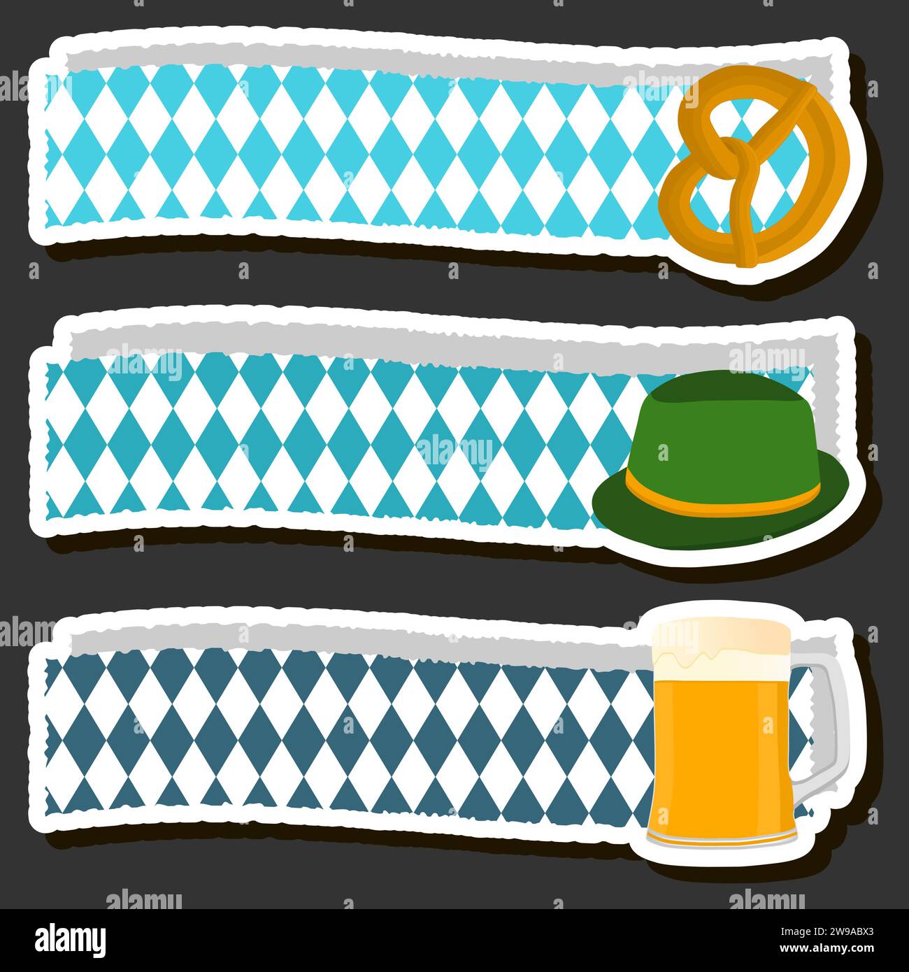 Beautiful color illustration on theme of celebrating annual Oktoberfest ...