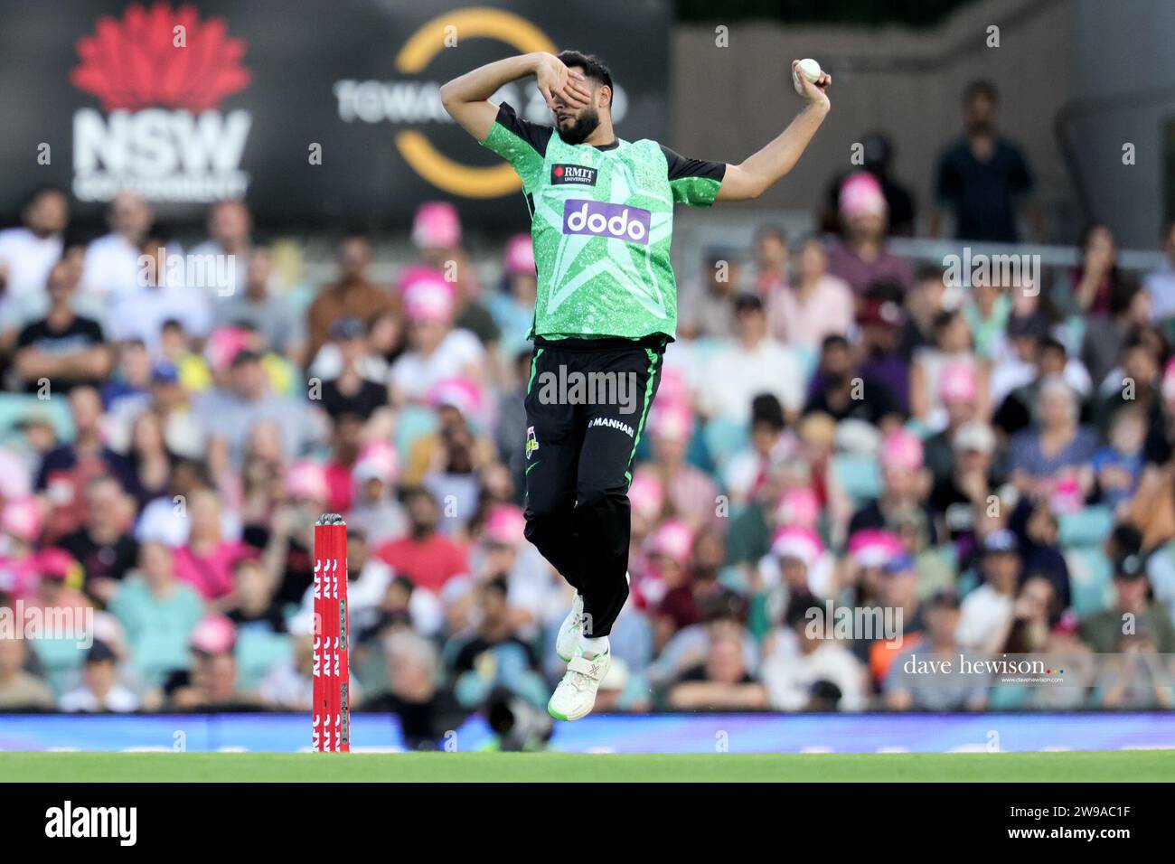 Sydney, Australia, 26 December, 2023. Melbourne Stars player Imad Wasim ...