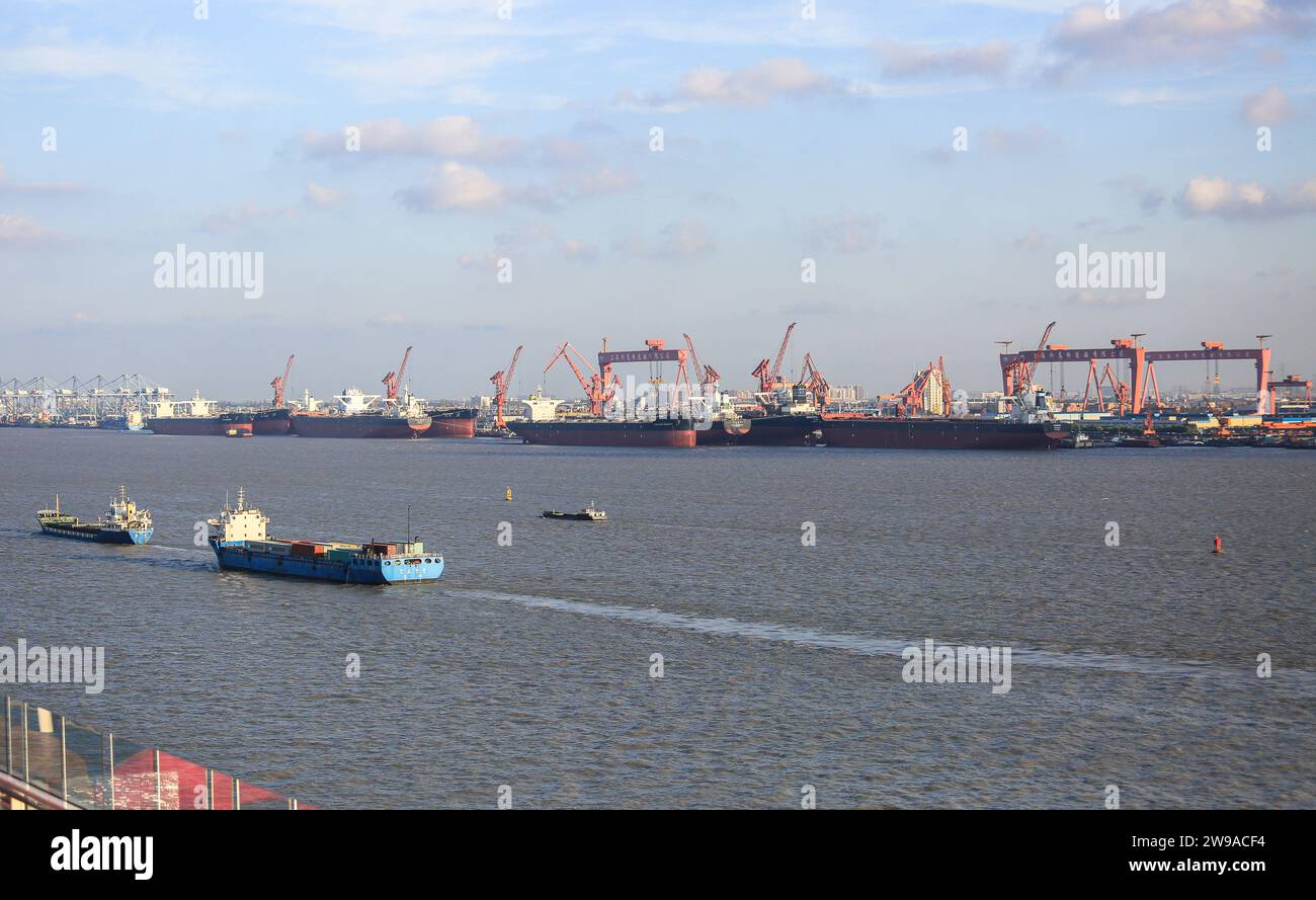 New ships built in Shanghai Waigaoqiao Ship building (SWS), China State ...