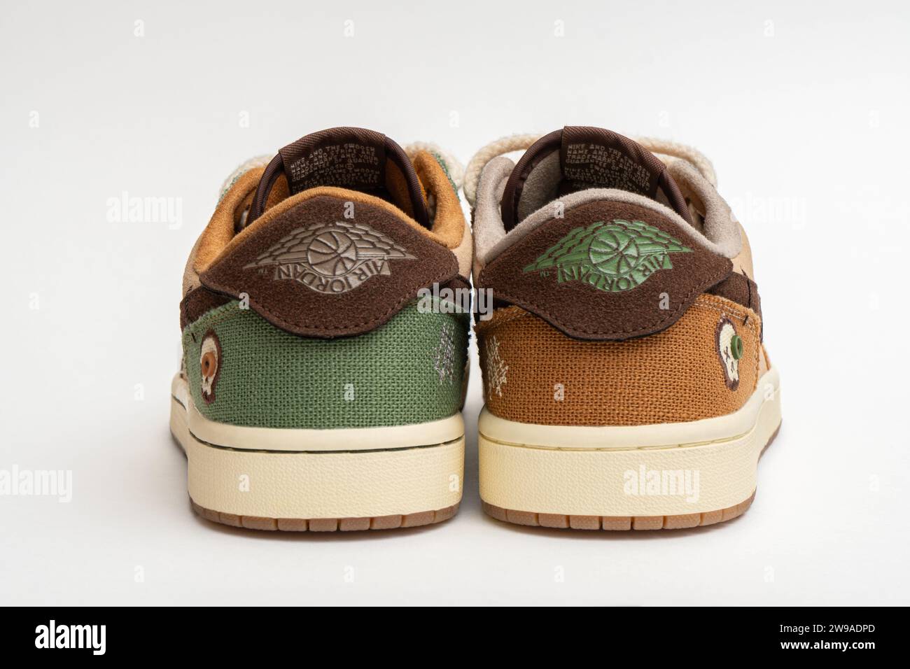 Izhevsk, Russia - December 14 2023: Stylish Nike Air Jordan Low Voodoo ...