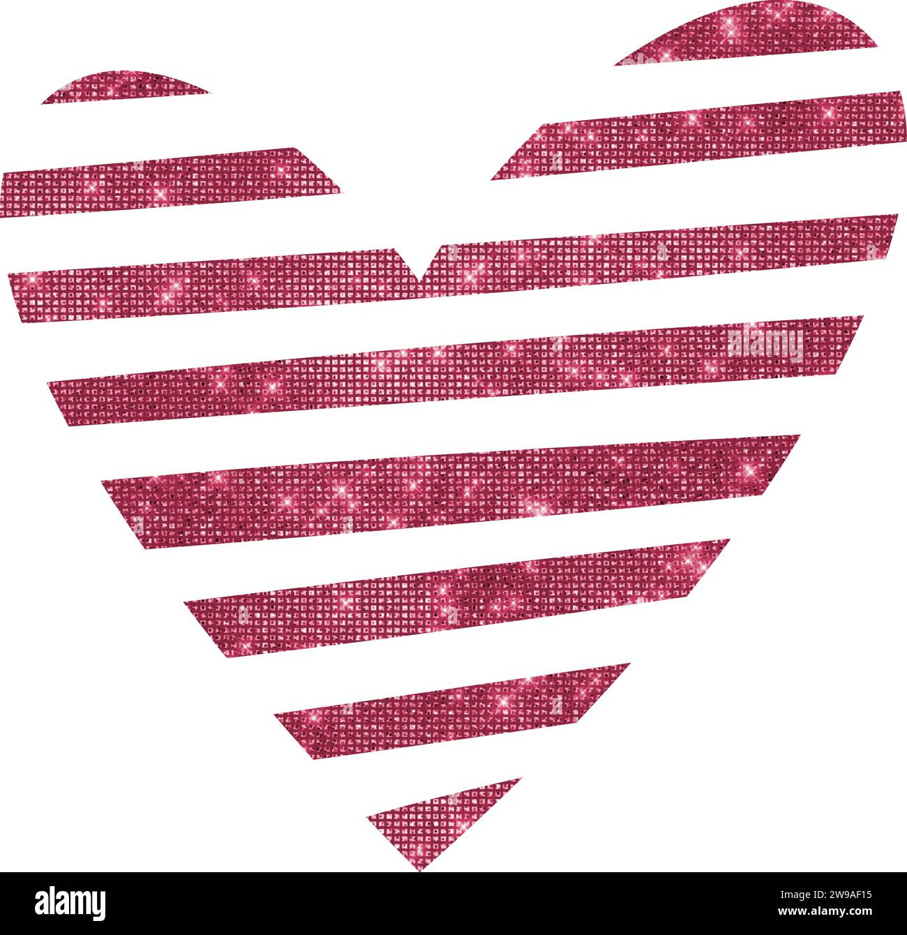 Red diamond heart with transparent background Stock Vector Image & Art ...