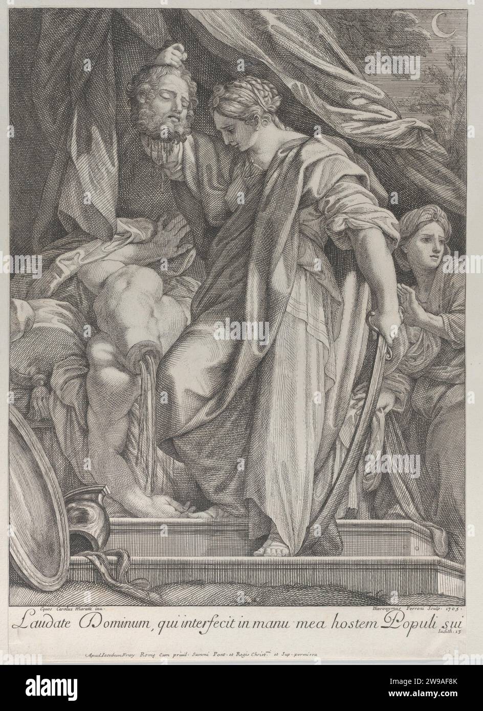 Judith slaying Holofernes 1951 by Carlo Maratti Stock Photo - Alamy