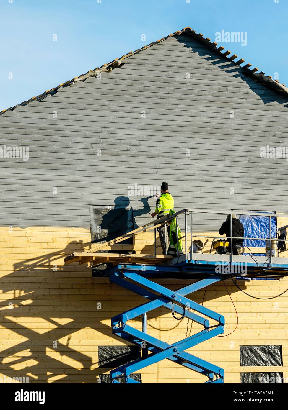 Scissor Lift For Painting House at Michael Schiller blog
