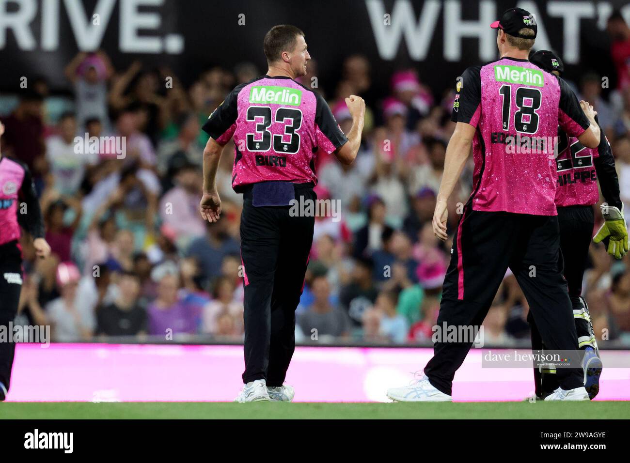 Sydney, Australia, 26 December, 2023. Sydney Sixers player Jackson Bird ...