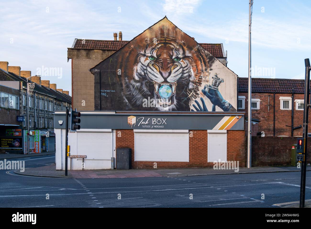 Ink Box tattoo studio, Kingswood, Bristol, UK Stock Photo - Alamy