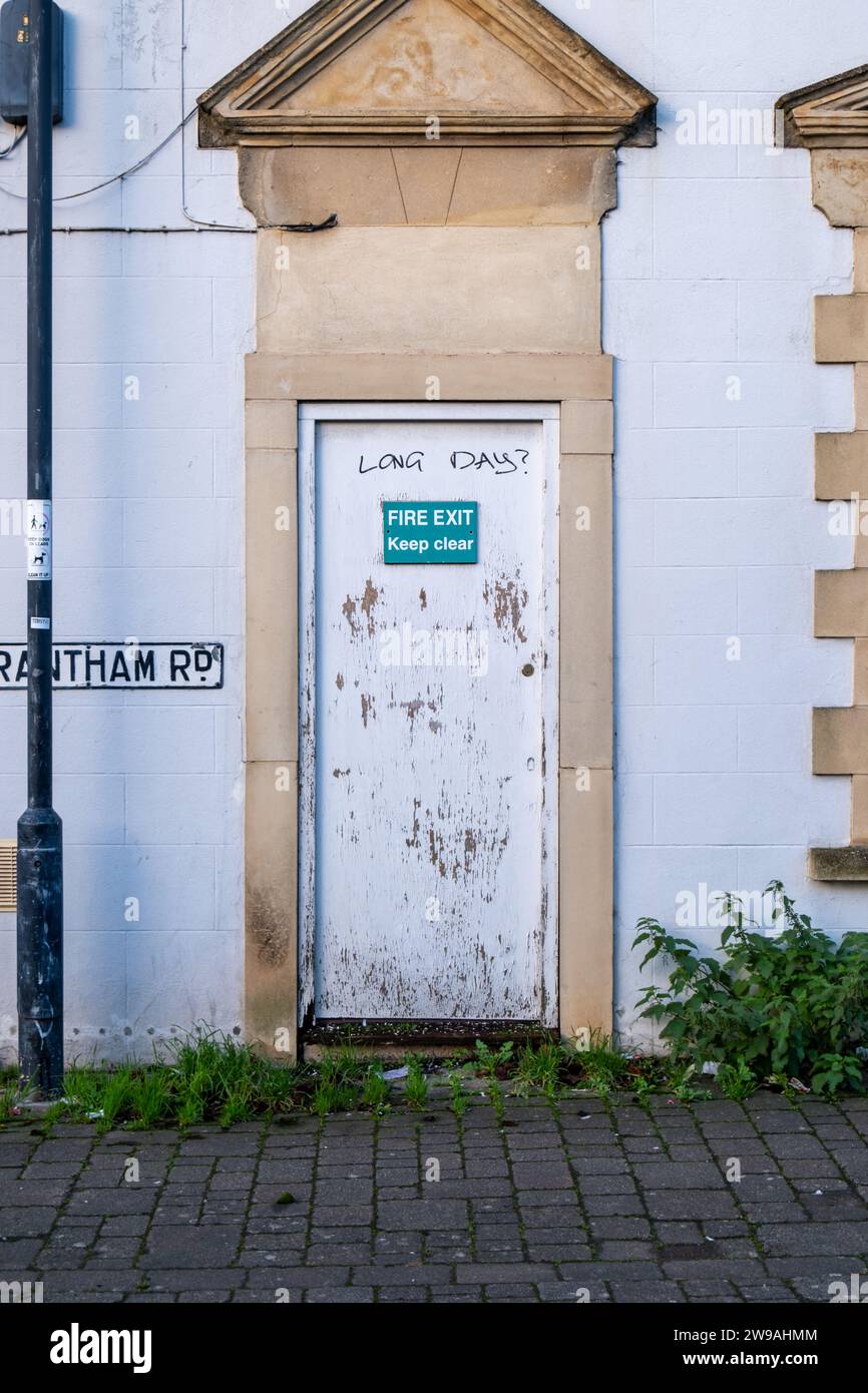 Entrance door blocked hi-res stock photography and images - Alamy