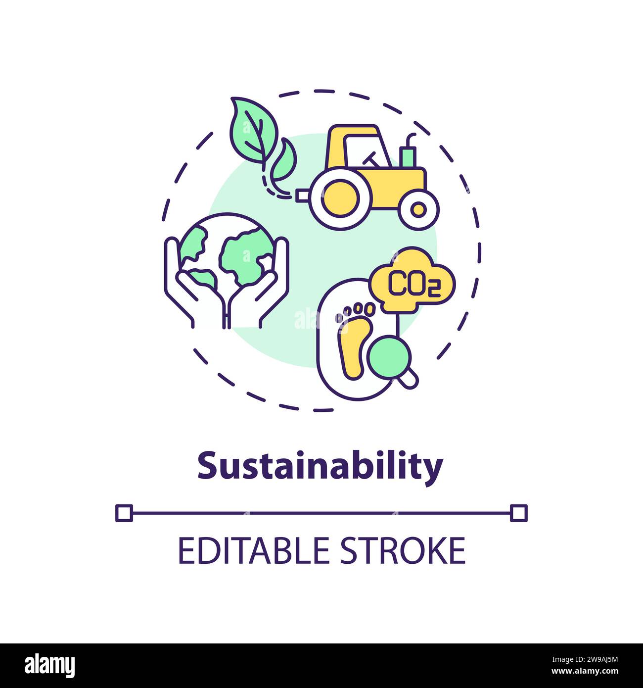 Sustainability practice Stock Vector Images - Alamy