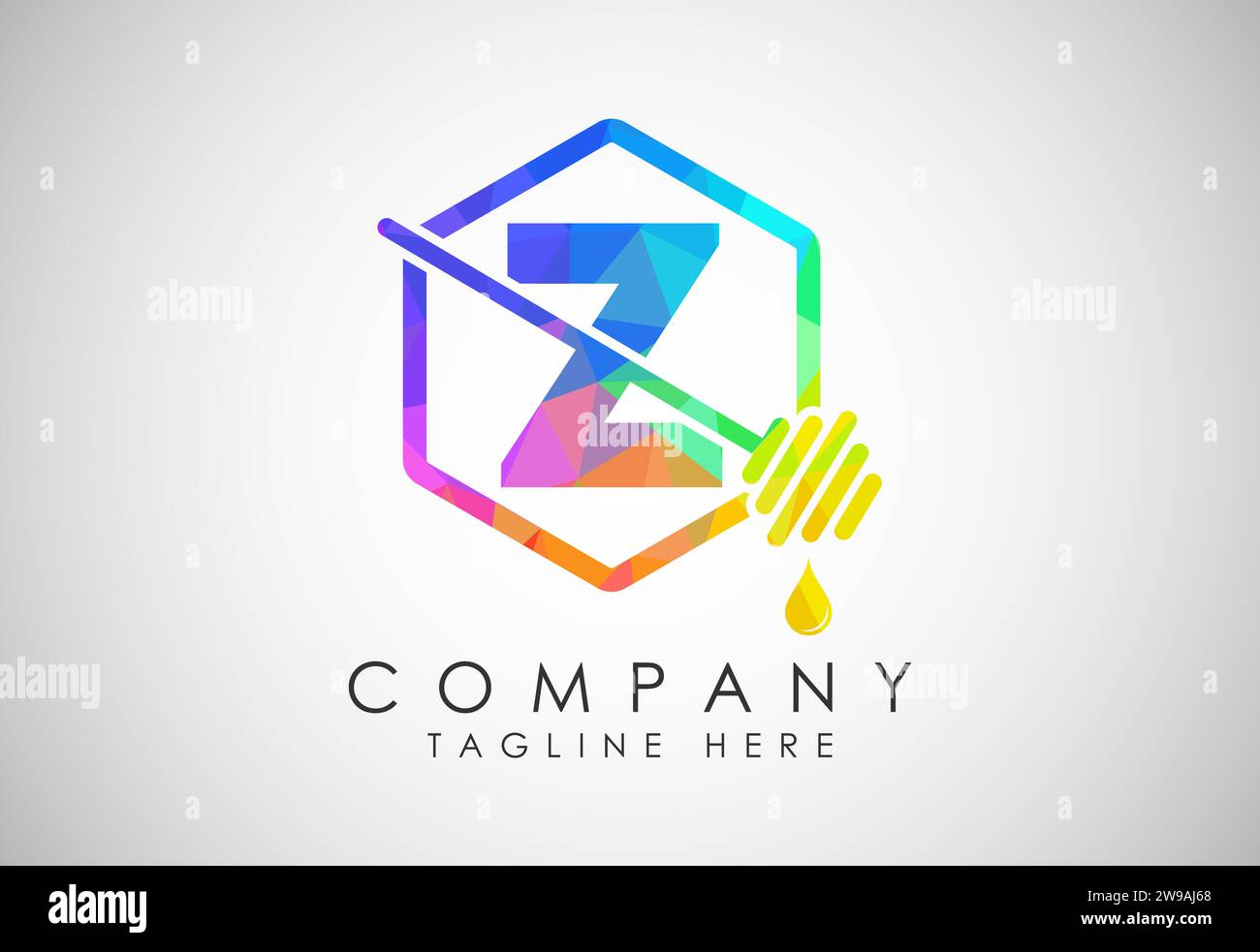 Low poly product logo Stock Vector Images - Alamy