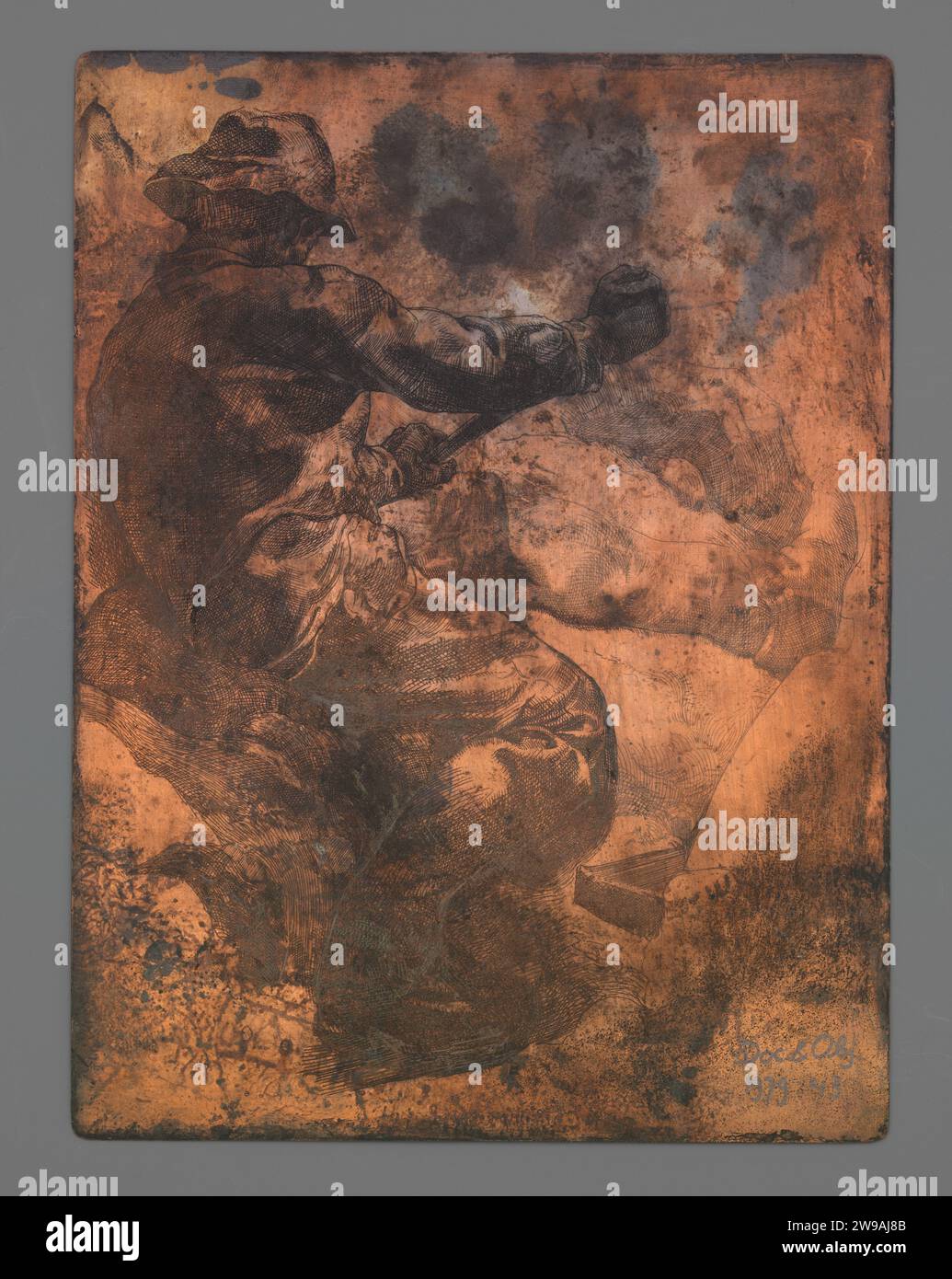 Etching on copper hi-res stock photography and images - Alamy