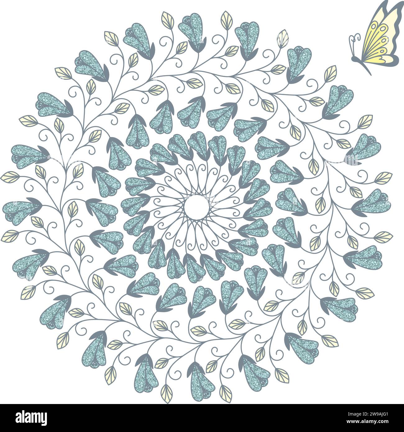 Glitter mandala Cut Out Stock Images & Pictures - Alamy