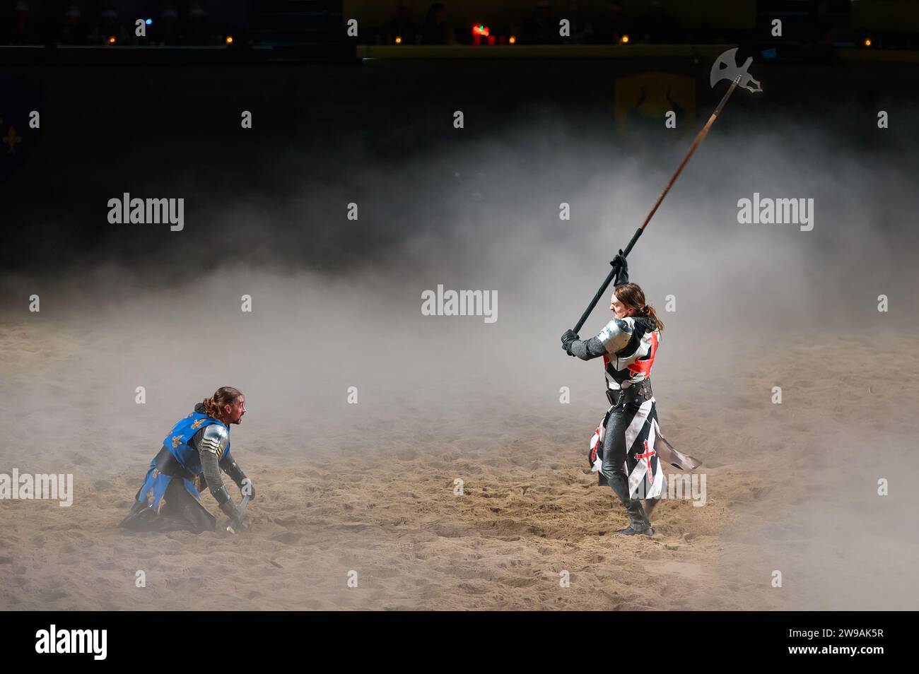 Medieval Times Dinner and Tournament, Toronto, Canada Stock Photo - Alamy