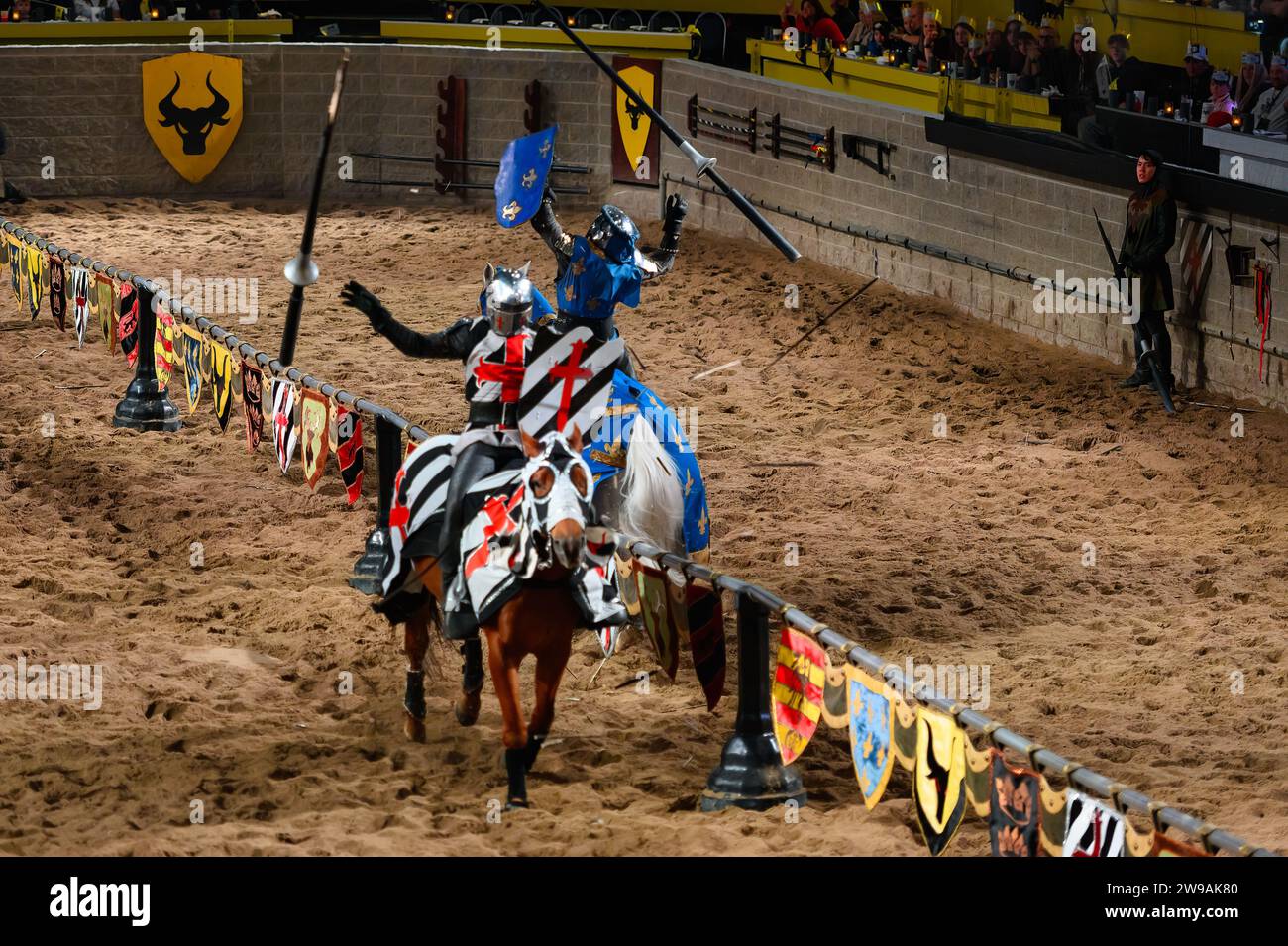 Medieval Times Dinner and Tournament, Toronto, Canada Stock Photo - Alamy