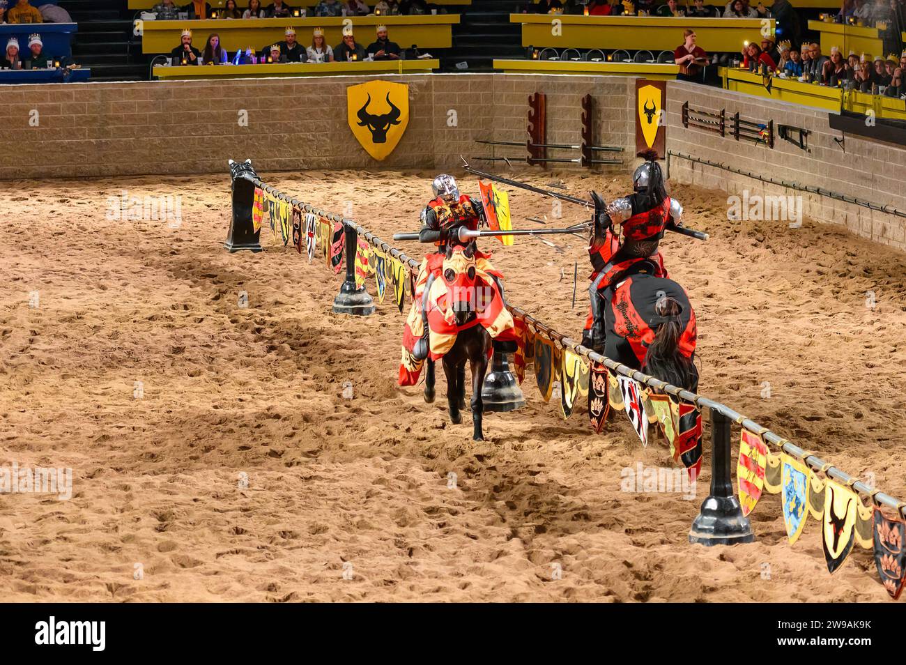 Medieval Times Dinner and Tournament, Toronto, Canada Stock Photo - Alamy