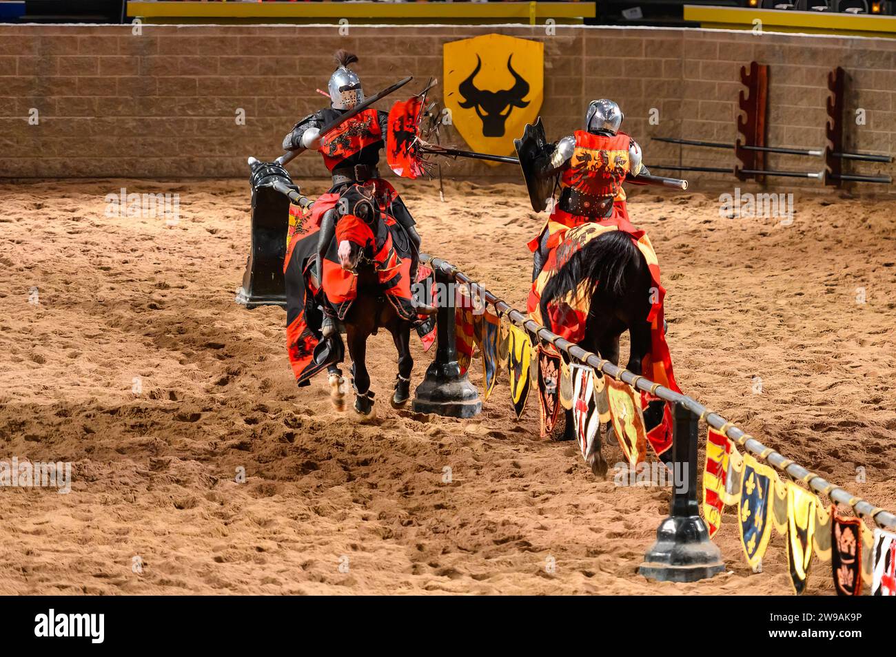 Medieval Times Dinner and Tournament, Toronto, Canada Stock Photo - Alamy