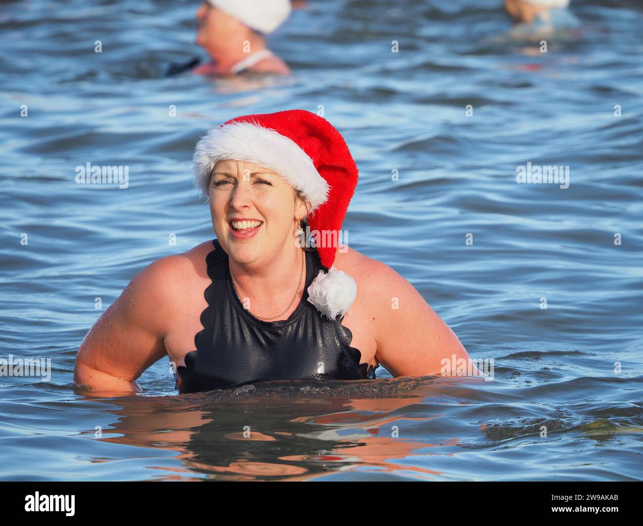 Minster on Sea, Kent, UK. 26th Dec, 2023. Annual Boxing Day swim at ...