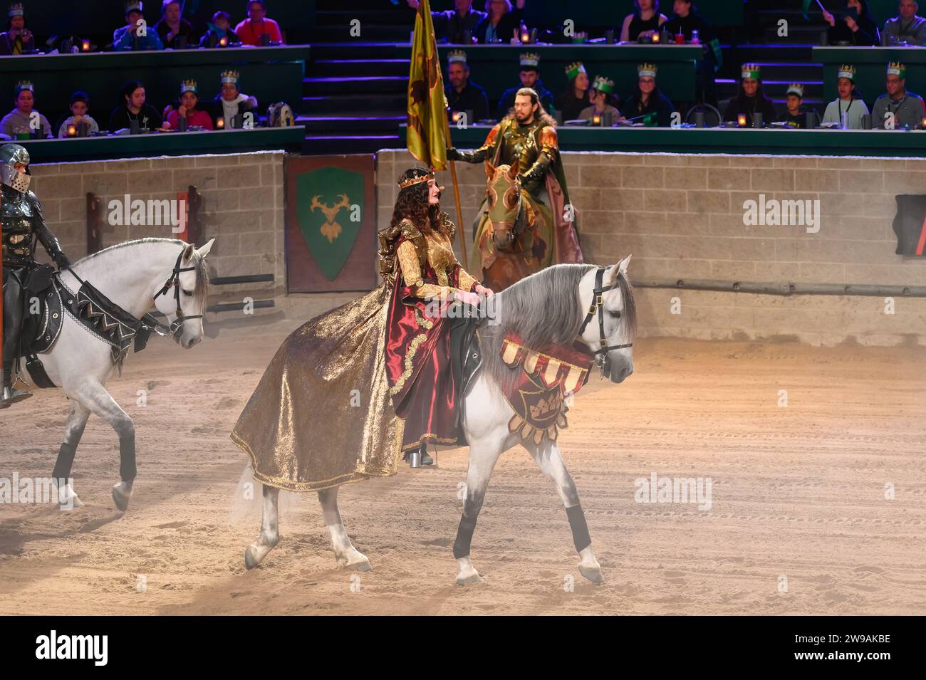 Medieval Times Dinner and Tournament, Toronto, Canada Stock Photo - Alamy