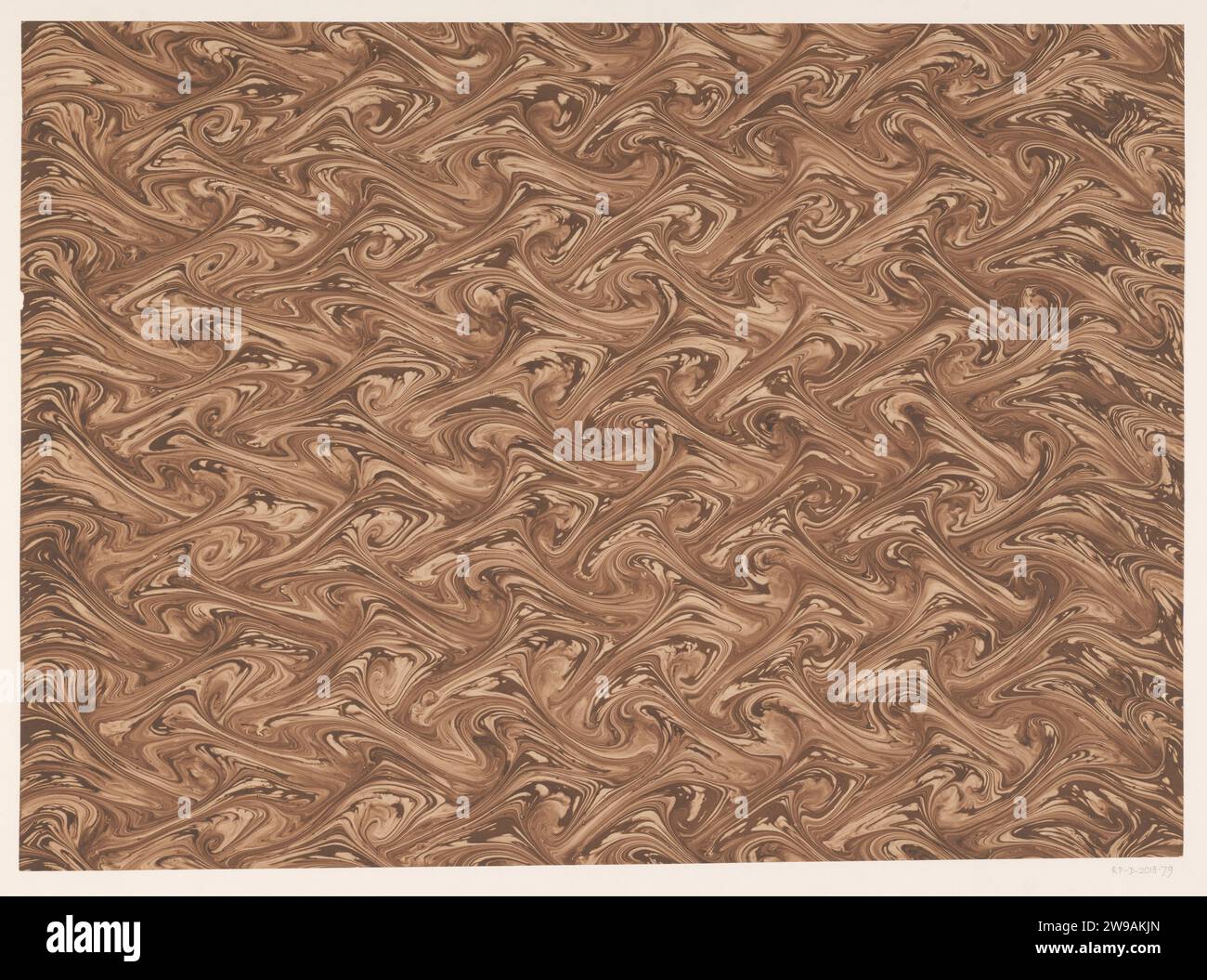 Fantasy marble in different shades of brown, anonymous, 1900 - 2000 ...