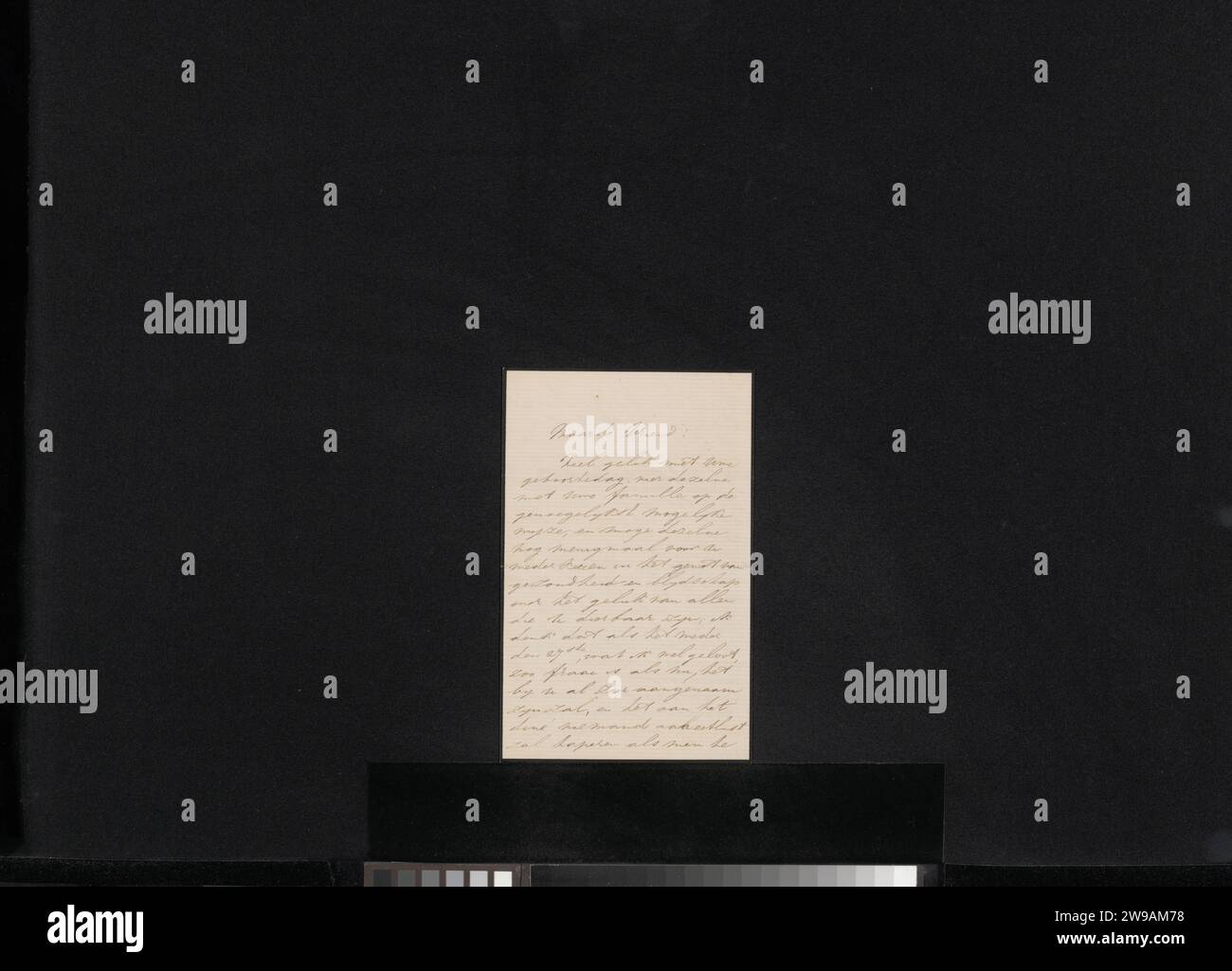 Letter to Ary Johannes Lamme, Robert van Eijsden, 1870 letter paper. ink writing (processes ...