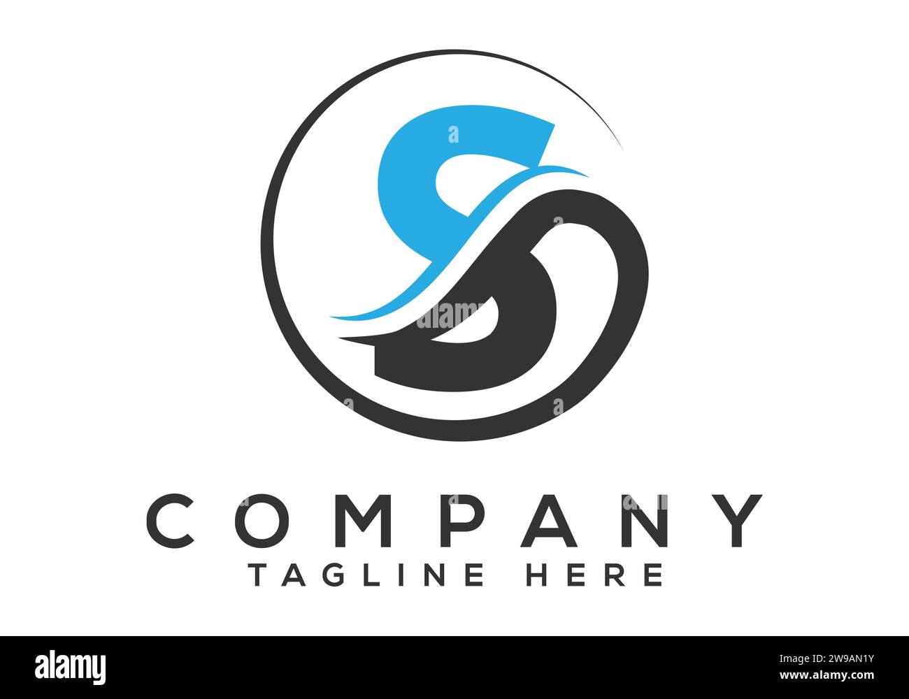 Initial Monogram Letter S Logo Design Vector Template. Modern letter logo design Stock Vector ...