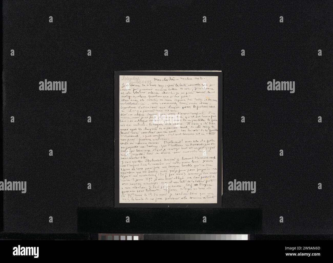 Brief aan Emile Ernest Bernard in Héloïse Bernard -Bodin, Émile Bernard ...