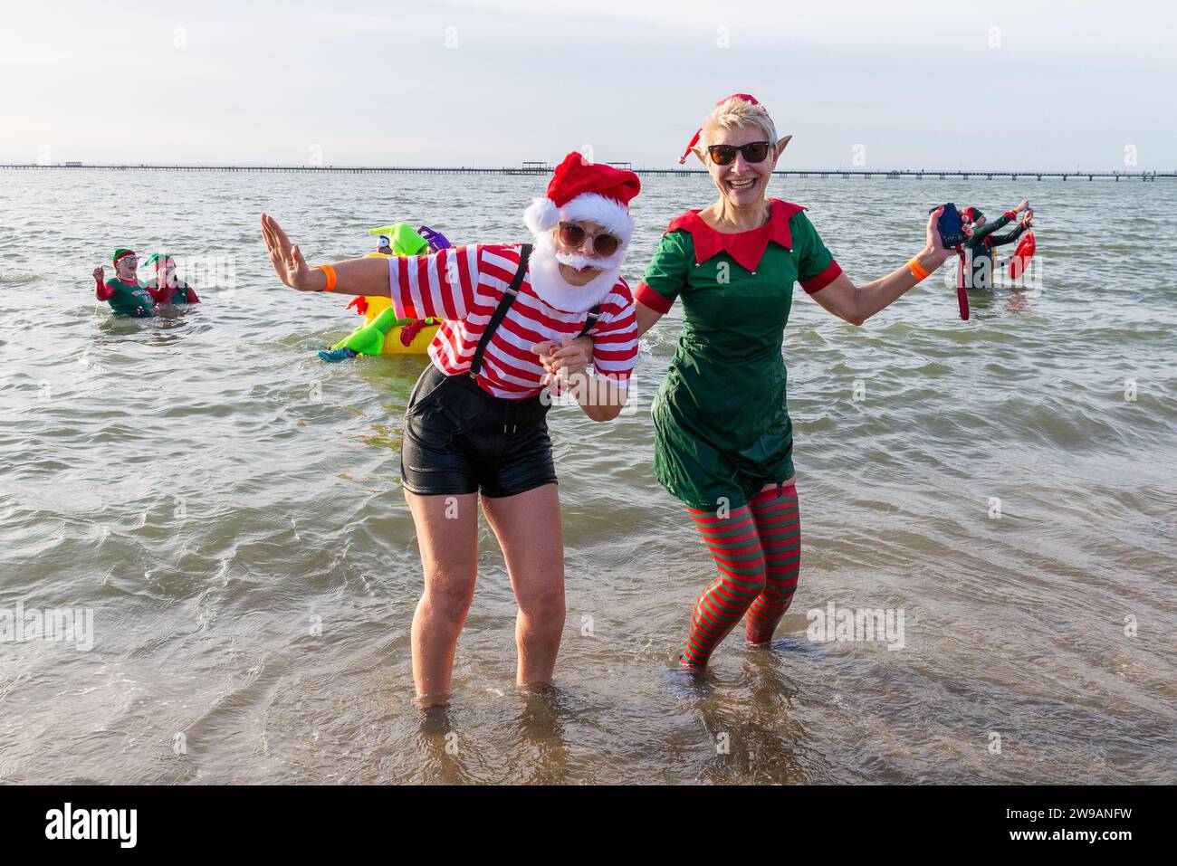 Jubilee Beach, Marine Parade, Southend on Sea, Essex, UK. 26th Dec ...