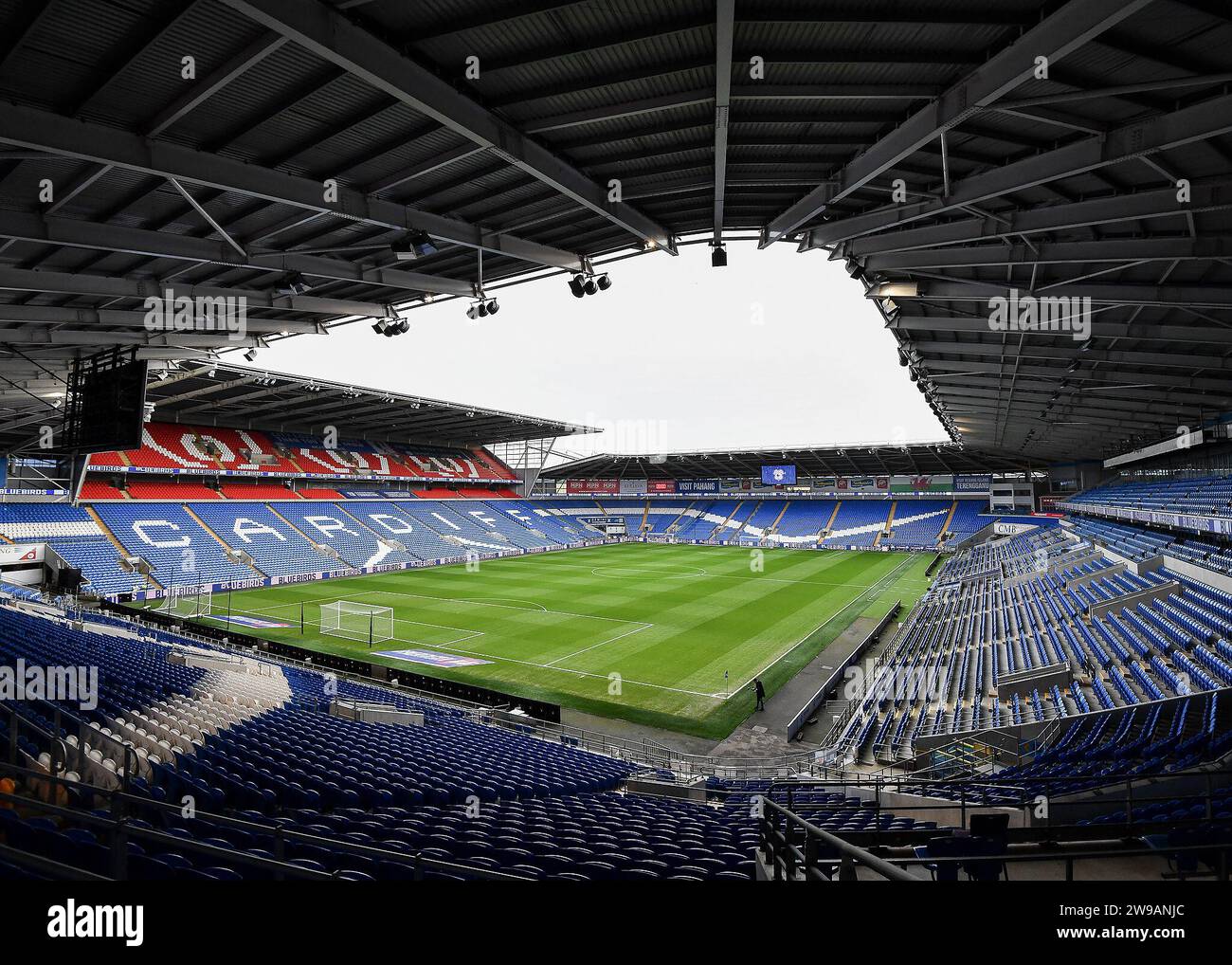 A General view of Cardiff City Stadium during the Sky Bet Championship ...