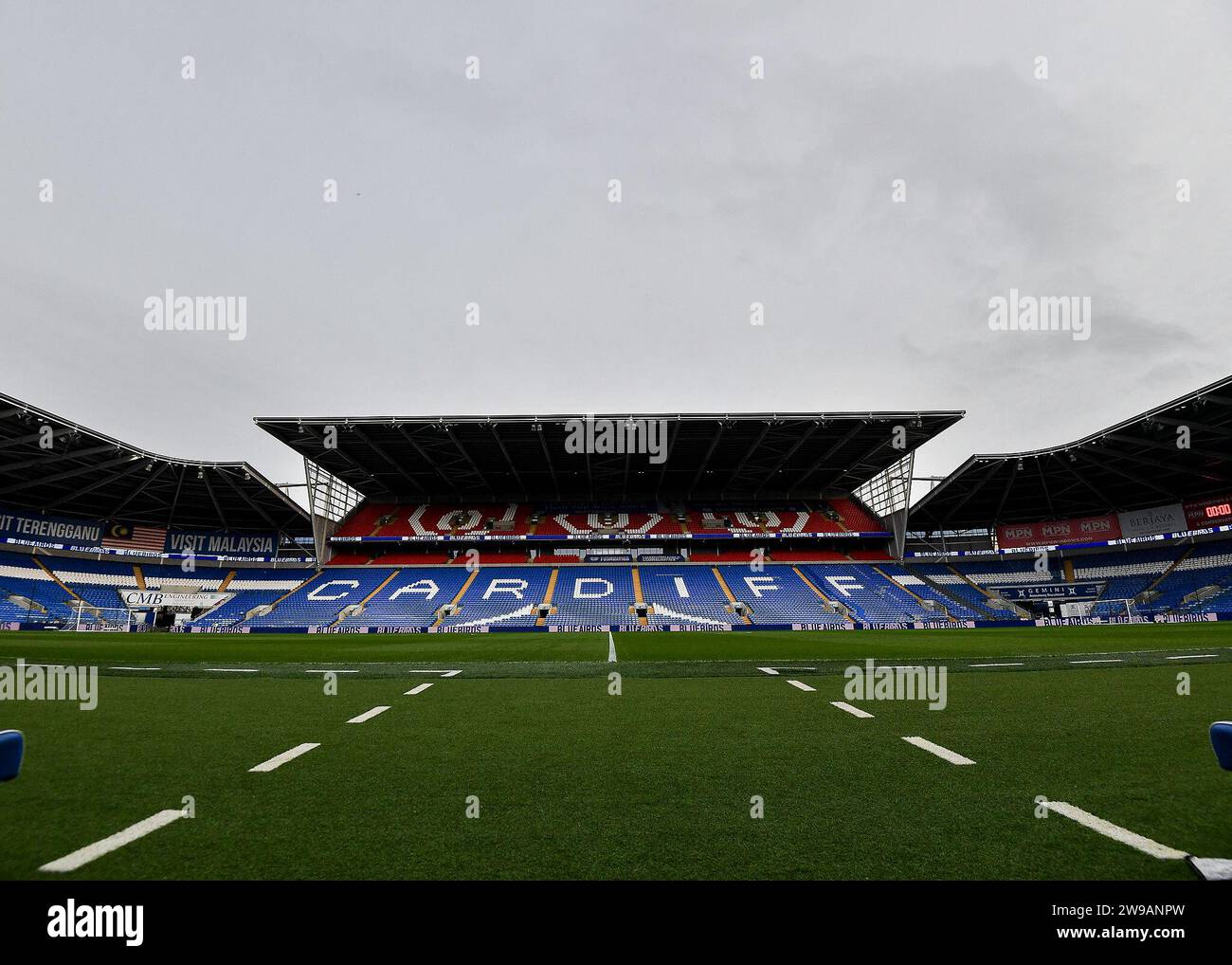 A General view of Cardiff City Stadium during the Sky Bet Championship ...