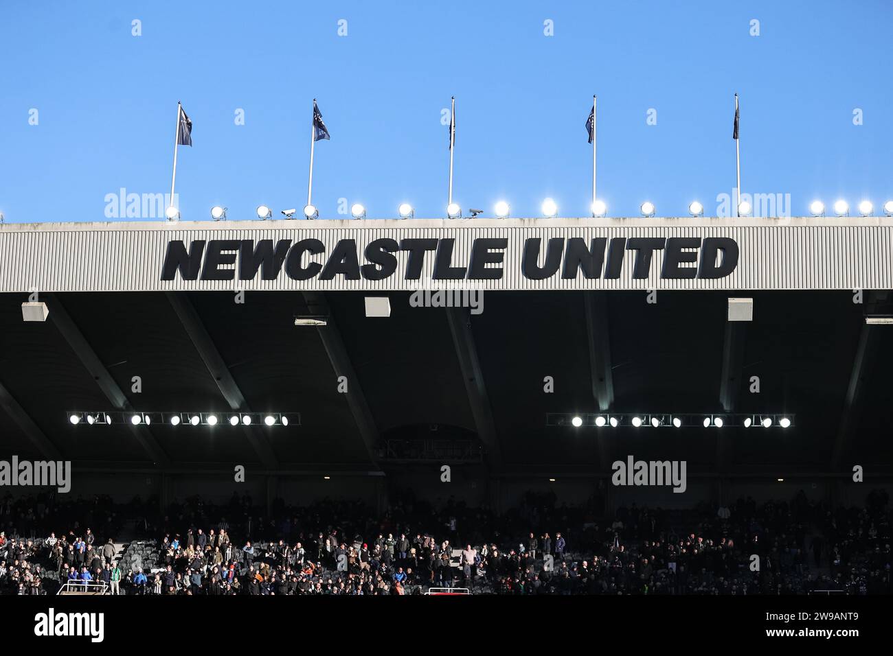 Newcastle, UK. 26th Dec, 2023. A general view of St James' Park during ...