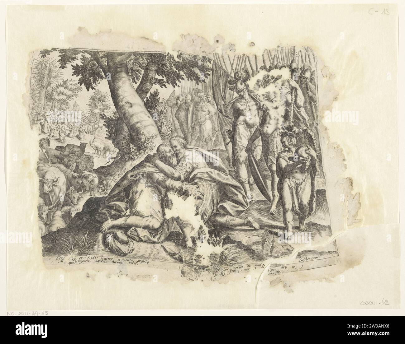 Reconciliation of Jakob and Esau, Zacharias Dolendo (Attributed to ...