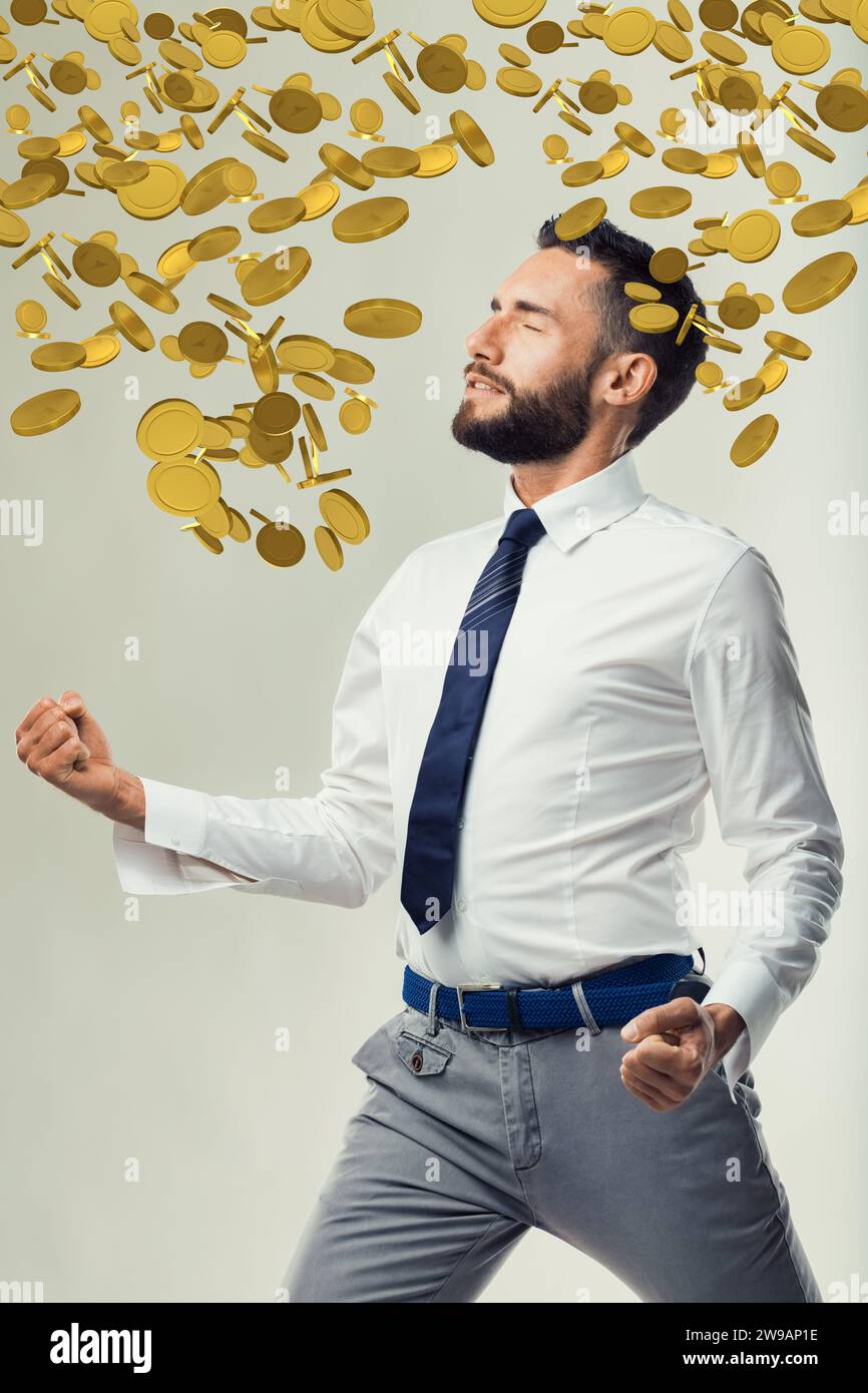 Raining money hi-res stock photography and images - Alamy