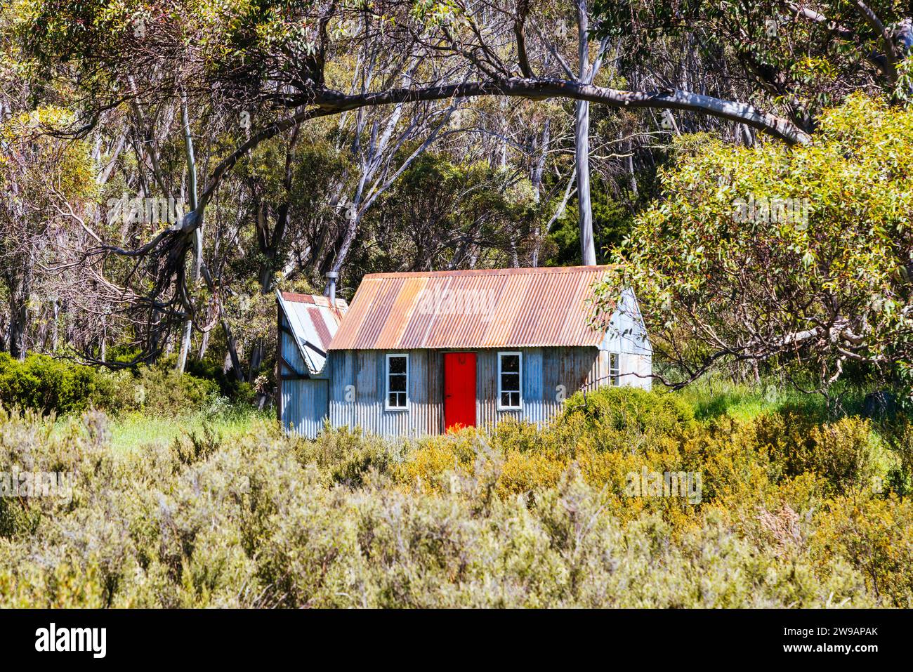 Horse Camp Hut in Kosciuszko National Park in Australia Stock Photo - Alamy