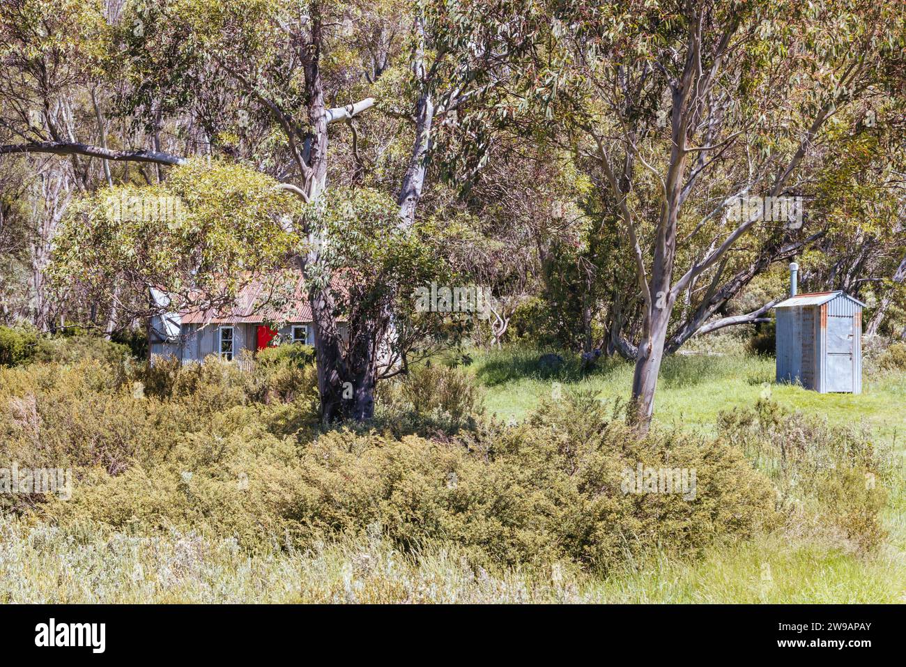 Horse Camp Hut in Kosciuszko National Park in Australia Stock Photo - Alamy