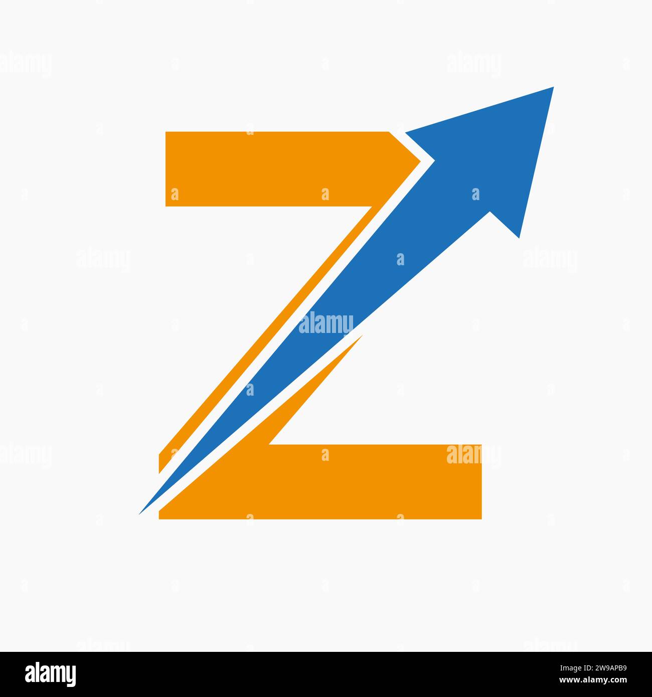 Z up arrow Stock Vector Images - Alamy