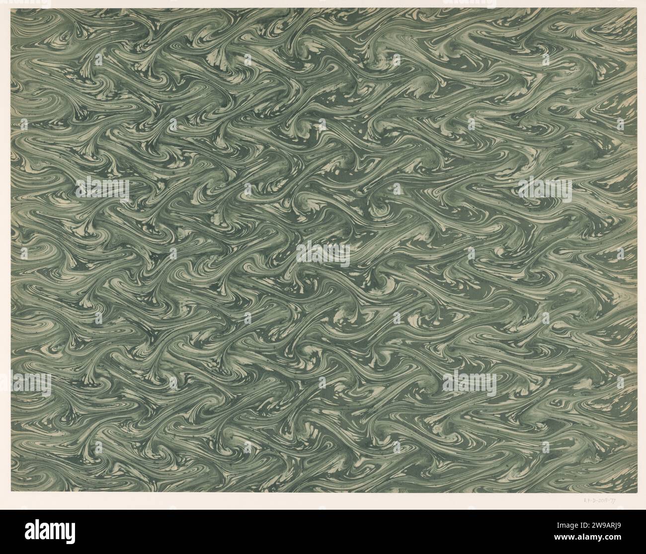 Fantasy marble in different shades of green, Anonymous, 1900 - 2000 ...