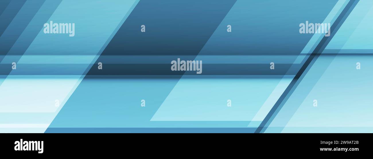 Light blue abstract banner background design with geometric shapes ...