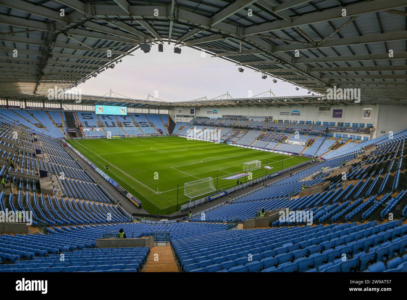 Coventry, UK. 26th Dec, 2023. Ground View inside the Stadium during the ...