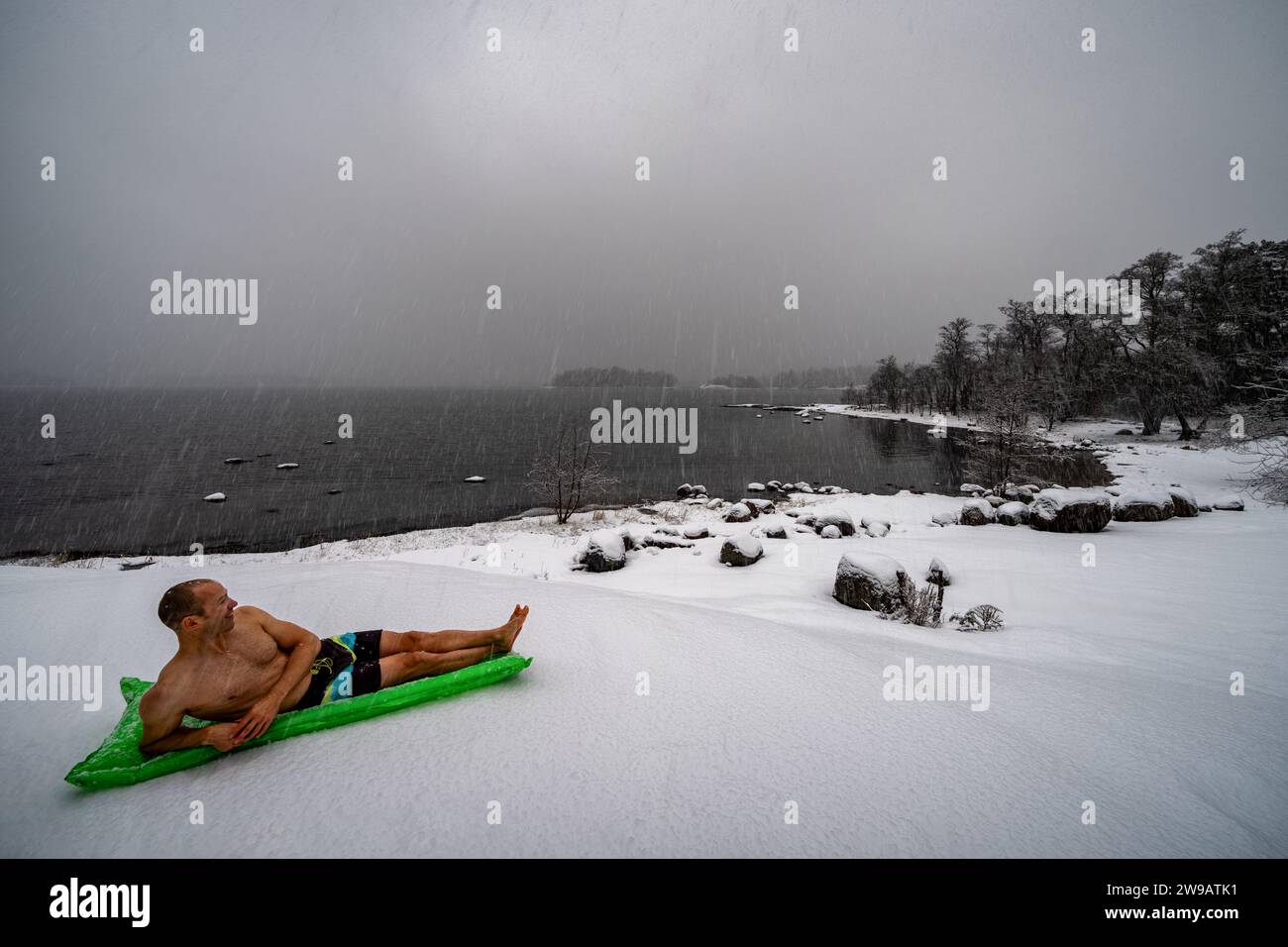 Person bathing in baltic hi-res stock photography and images - Alamy
